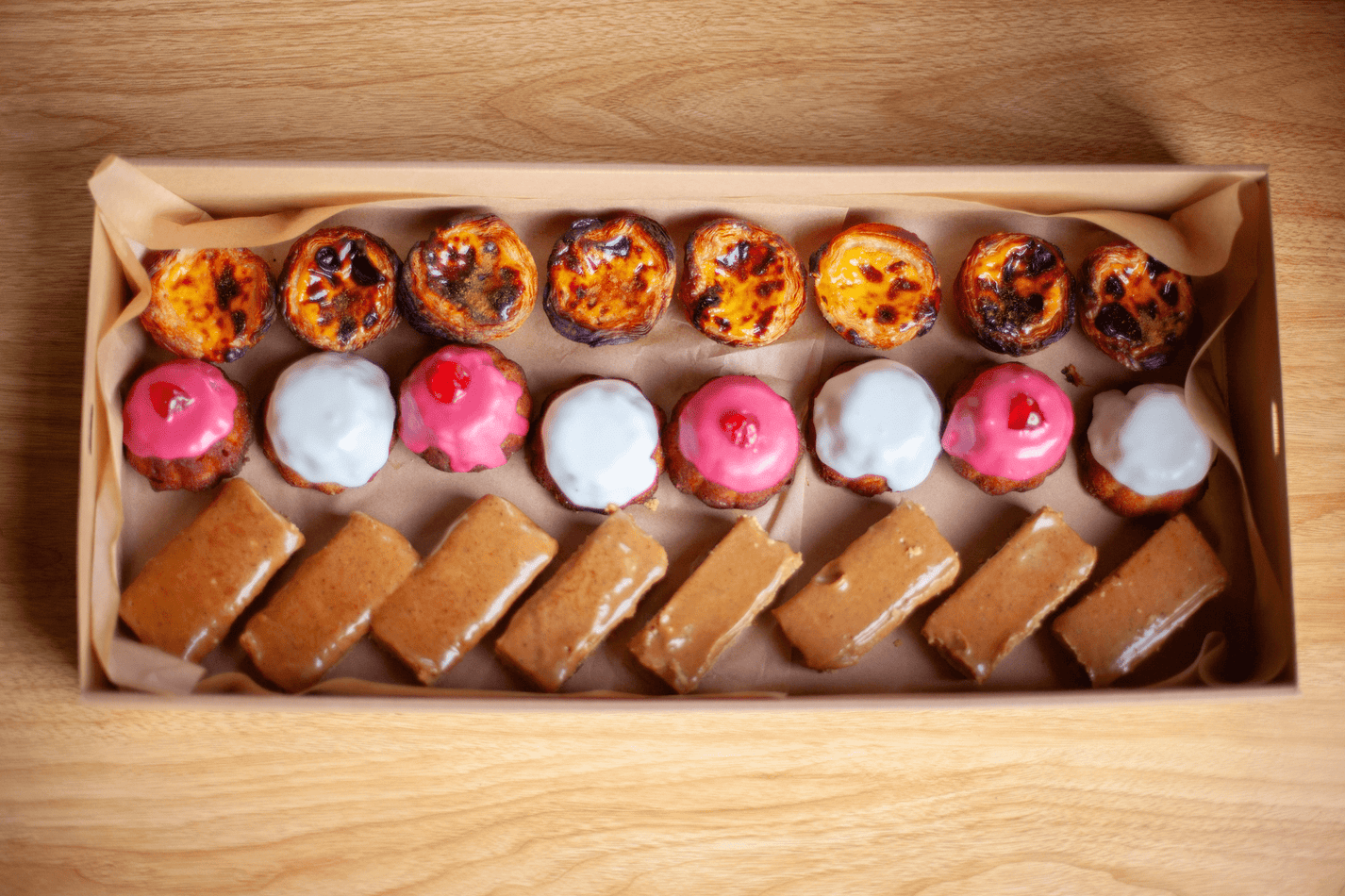 Cakes and Tarts Platter with Fruit – Burnt Honey Bakery